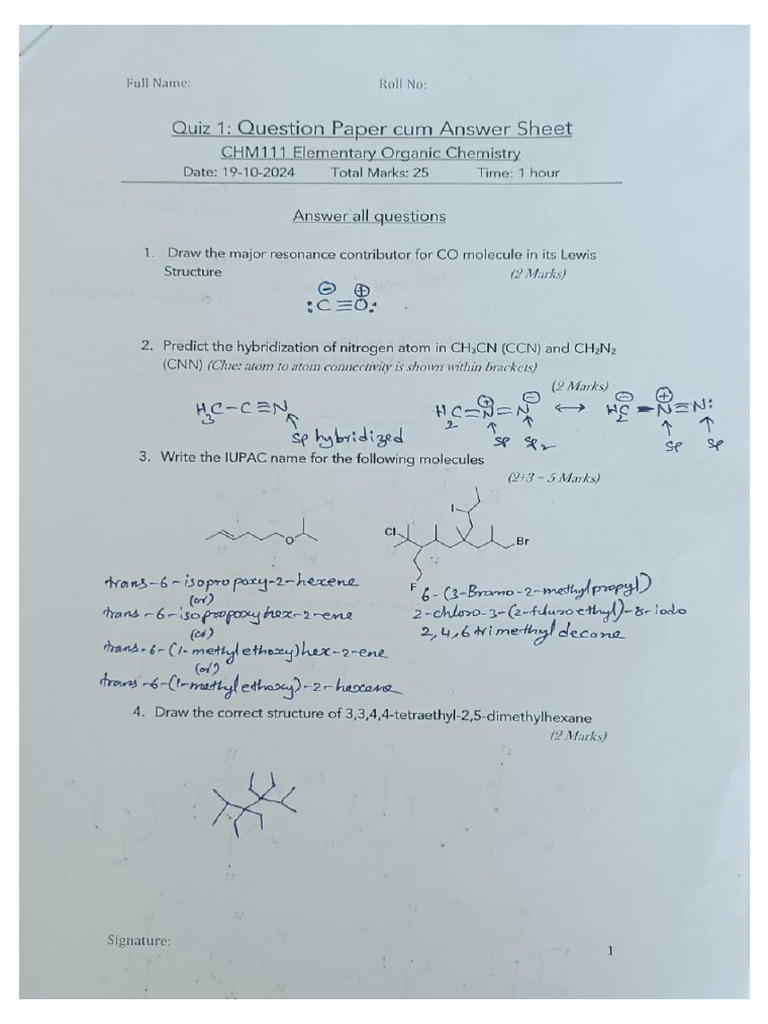 CHM Quiz End | PDF