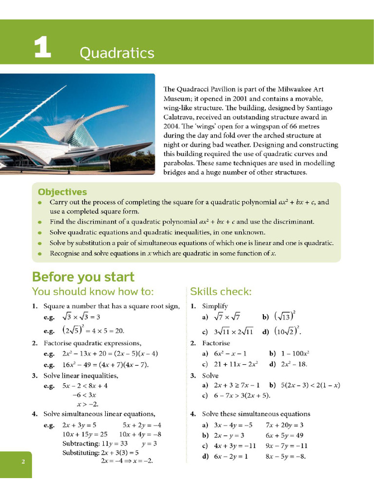 Complete Pure Mathematics 1 For Cambridge International As A Level ...