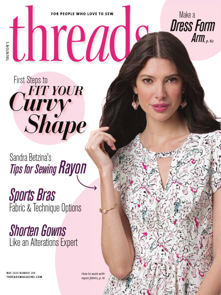 208 Threads April May 2020 | PDF | Sewing | Embroidery