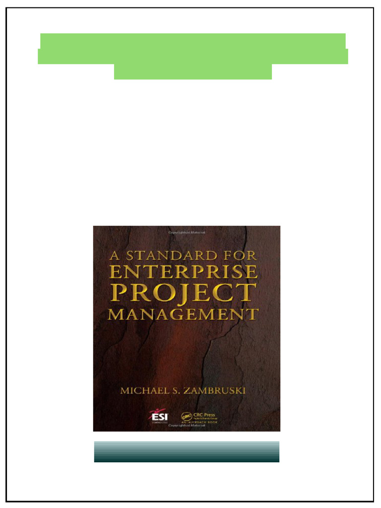 A Standard For Enterprise Project Management ESI International Project ...