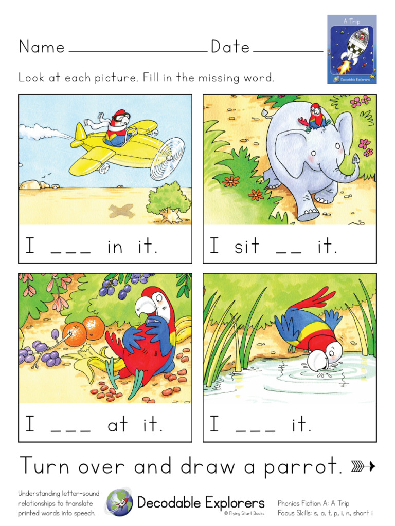 Decodables Worksheets - Skill Set 1 | PDF | Phonics | Learning