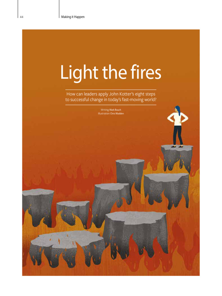 Light The Fires - How Can Leaders Apply John Kotter's 8 Steps To ...