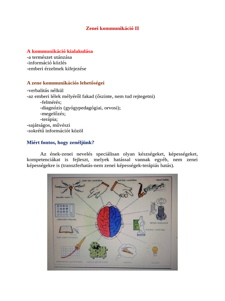 Alternatív Zenei Játékok Hangszerekkel | PDF