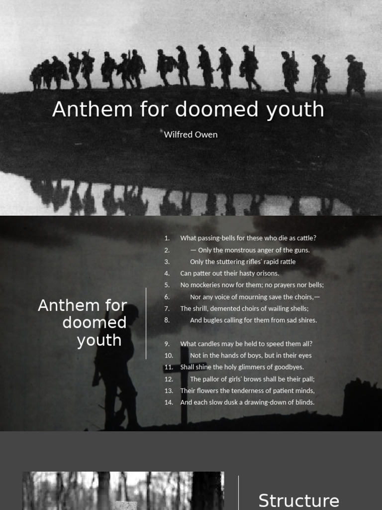 Anthem For Doomed Youth - Wilfred Owen | PDF