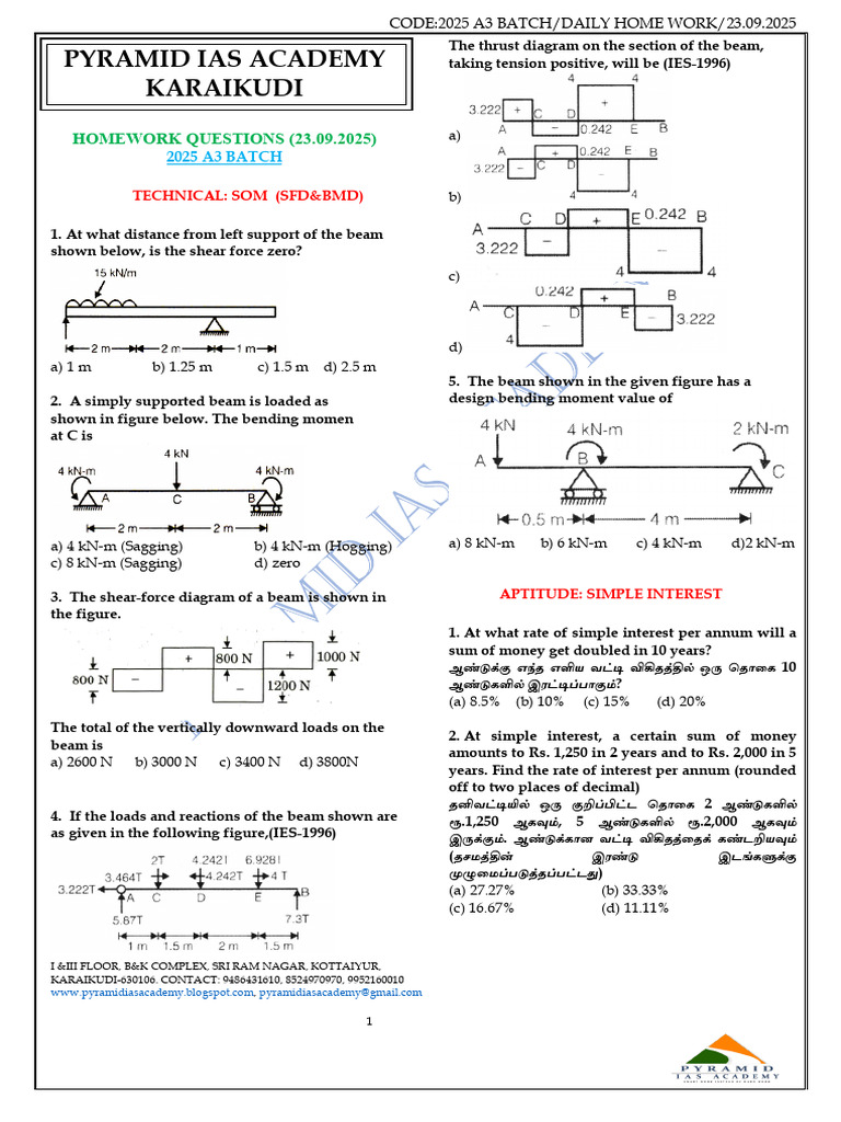 HW25 A3 (23.09.2025) | PDF