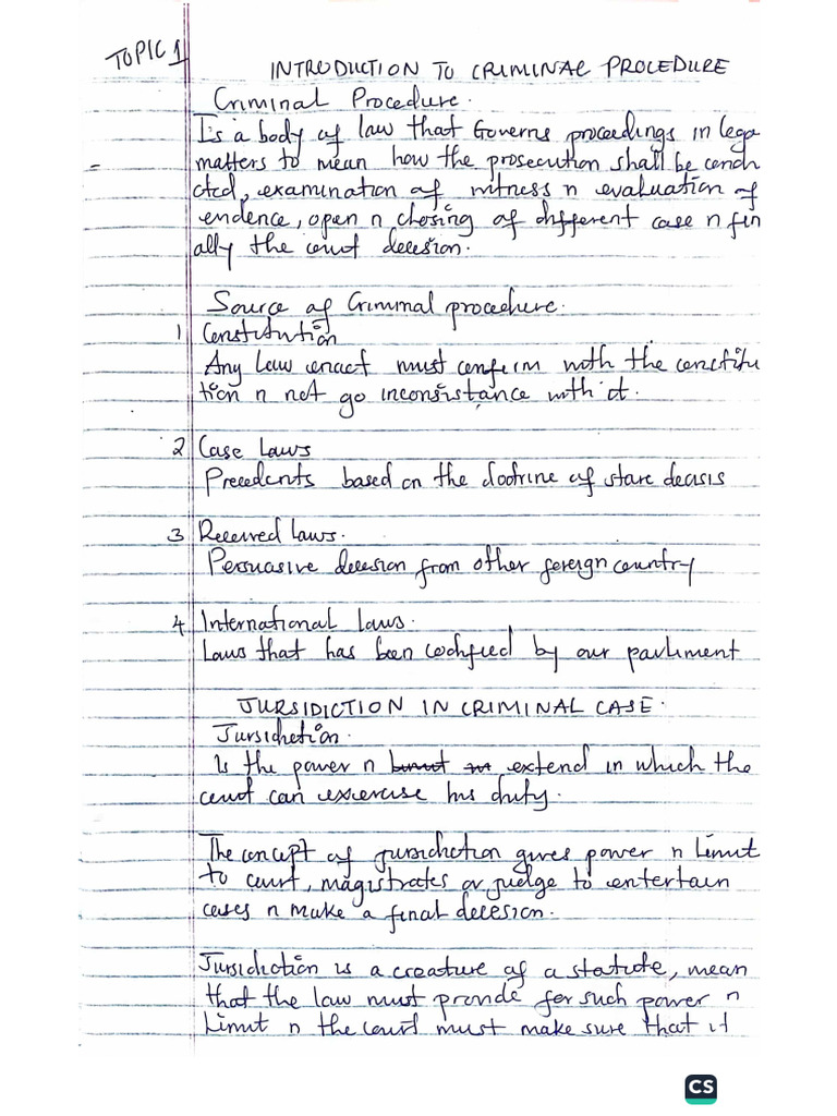 Notice of Criminal Prosecution | PDF