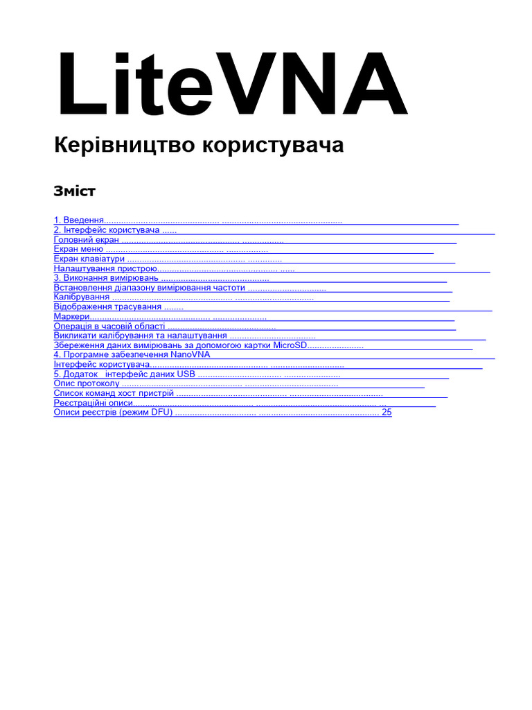 LiteVNA 230607 154255 | PDF