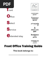 FOSSE AM Shift Checklist for Marriott | PDF