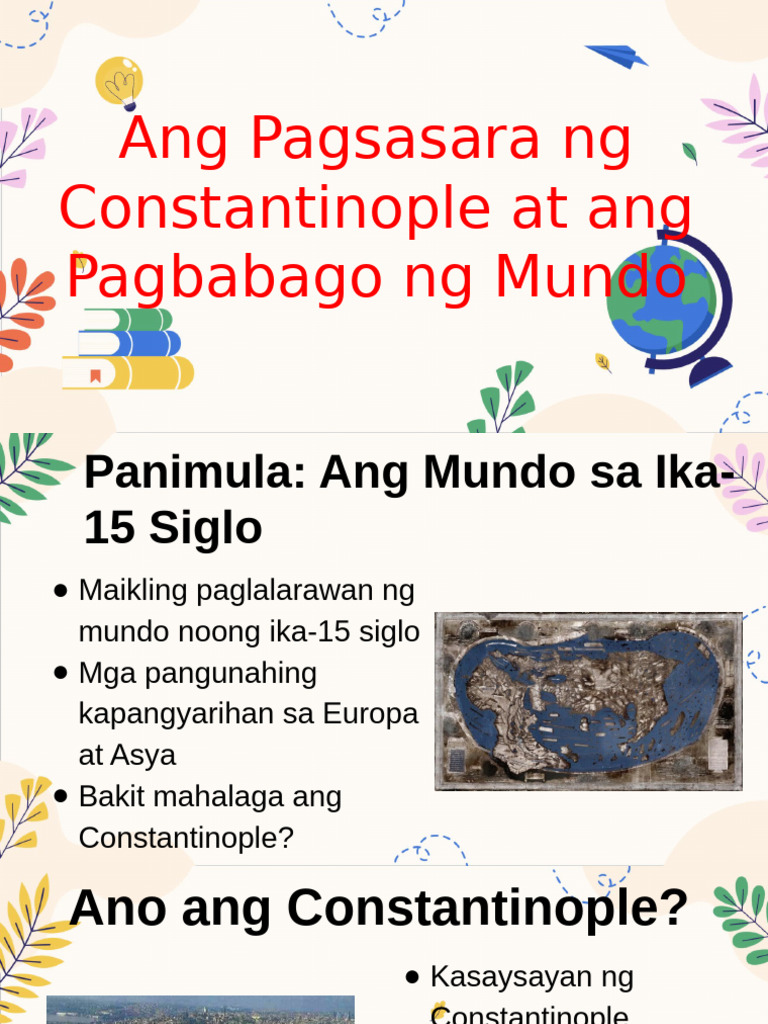 AP8 Q2 A1 Mahahalagang Pangyayari Sa Daigdig Noong Ika-15 at Ika - 16 ...