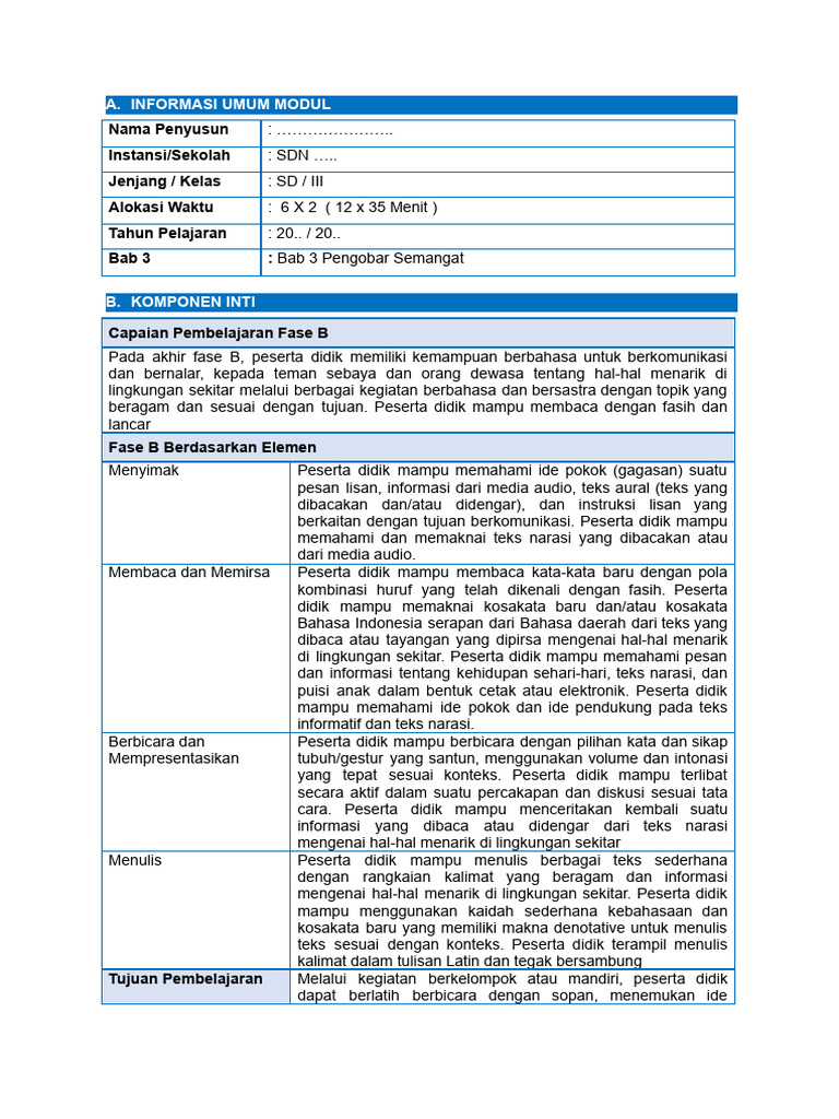 MA Bab 3 Pengobar Semangat | PDF