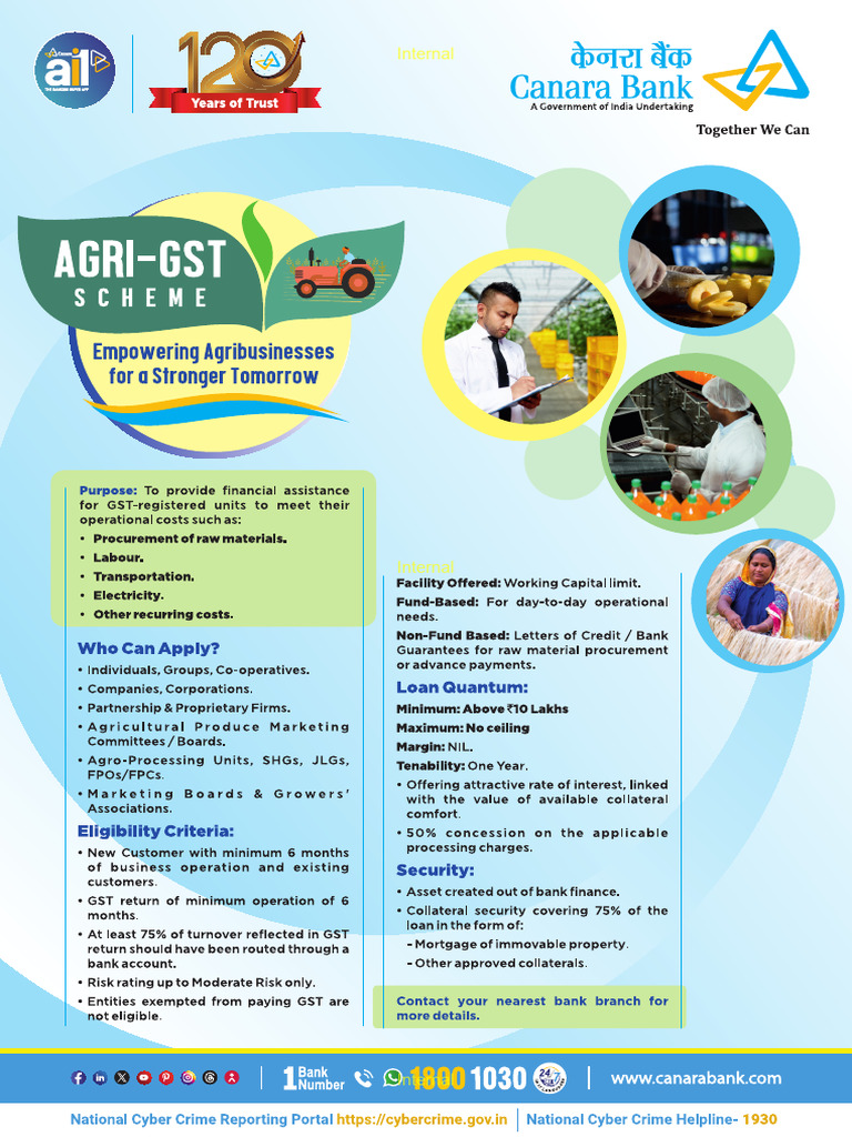 Agri GST Scheme Leaflet - CDR | PDF