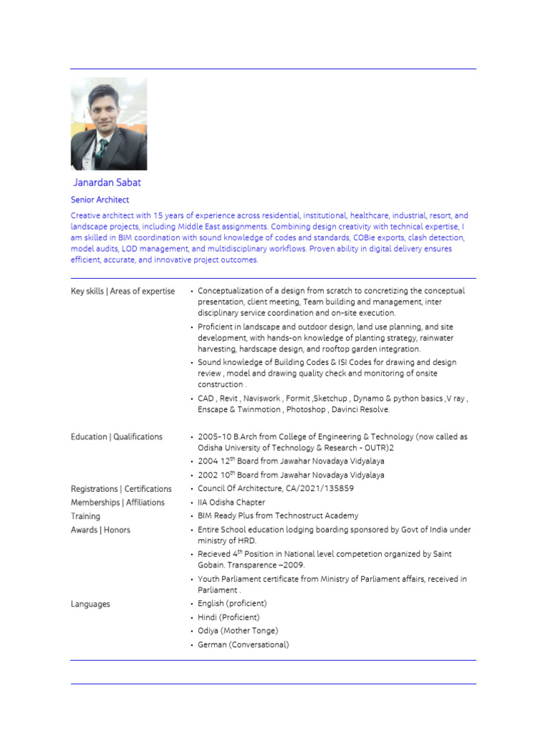 Janardan Sabat | PDF | Building Information Modeling