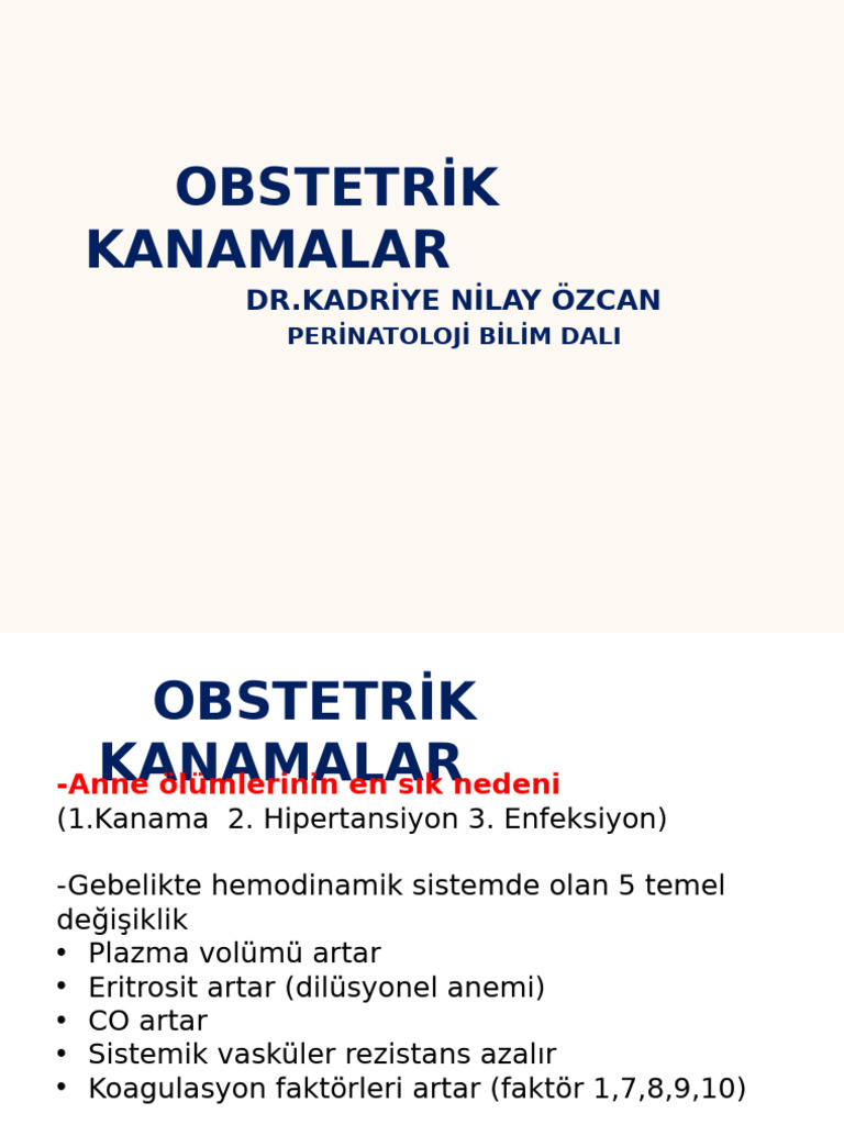 9-Gebelikte Kanama | PDF