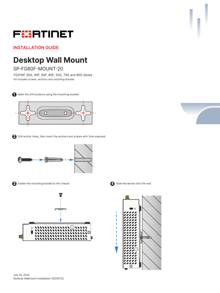 Desktop Wall Mount Installation Guide | PDF