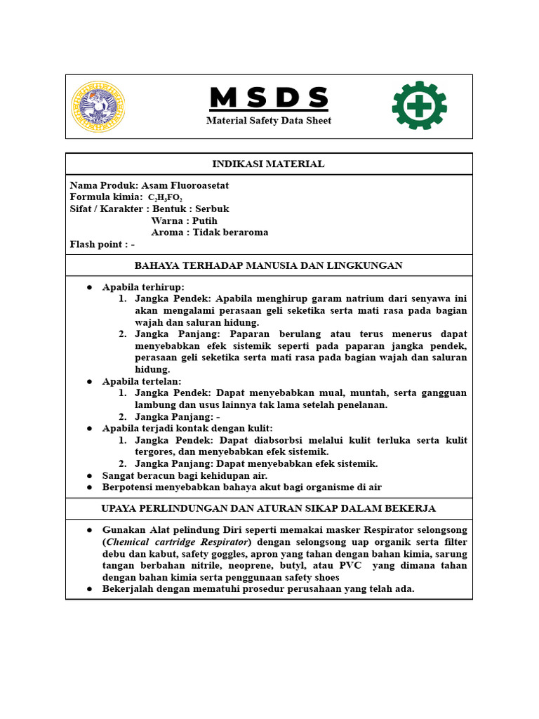 Msds | PDF