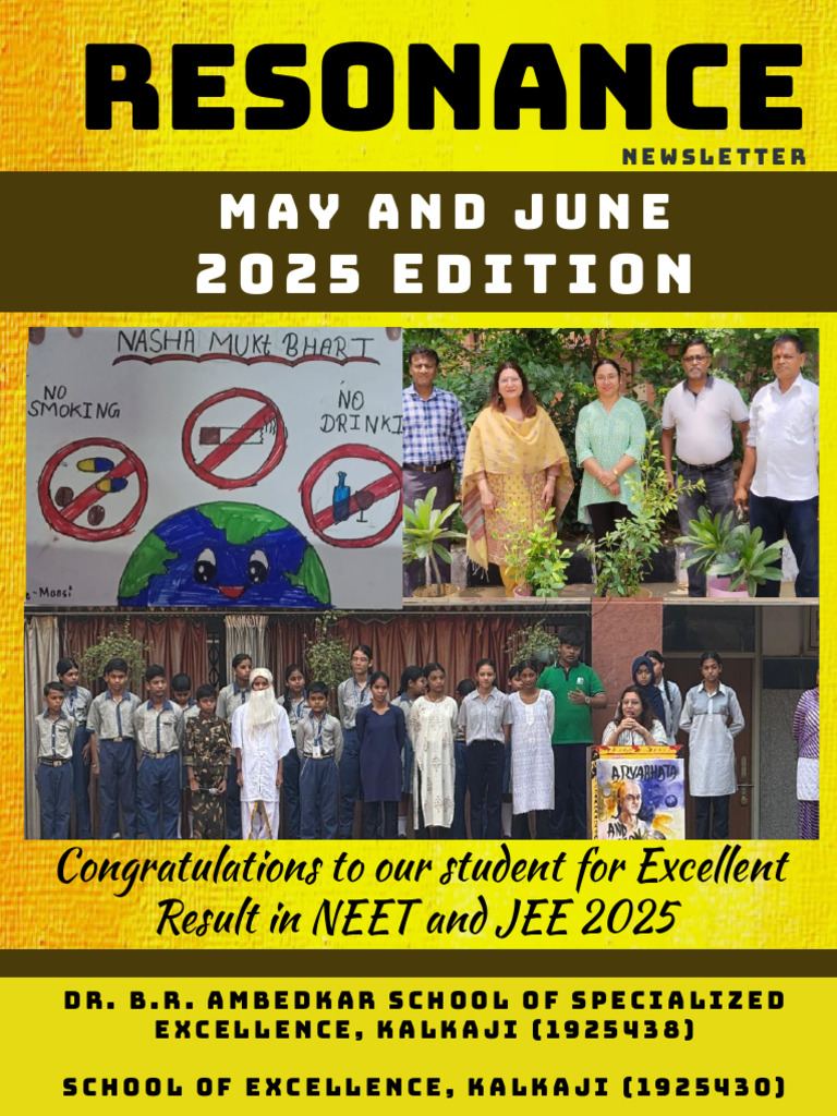 May June Resonance 2025 Final | PDF | Rabindranath Tagore