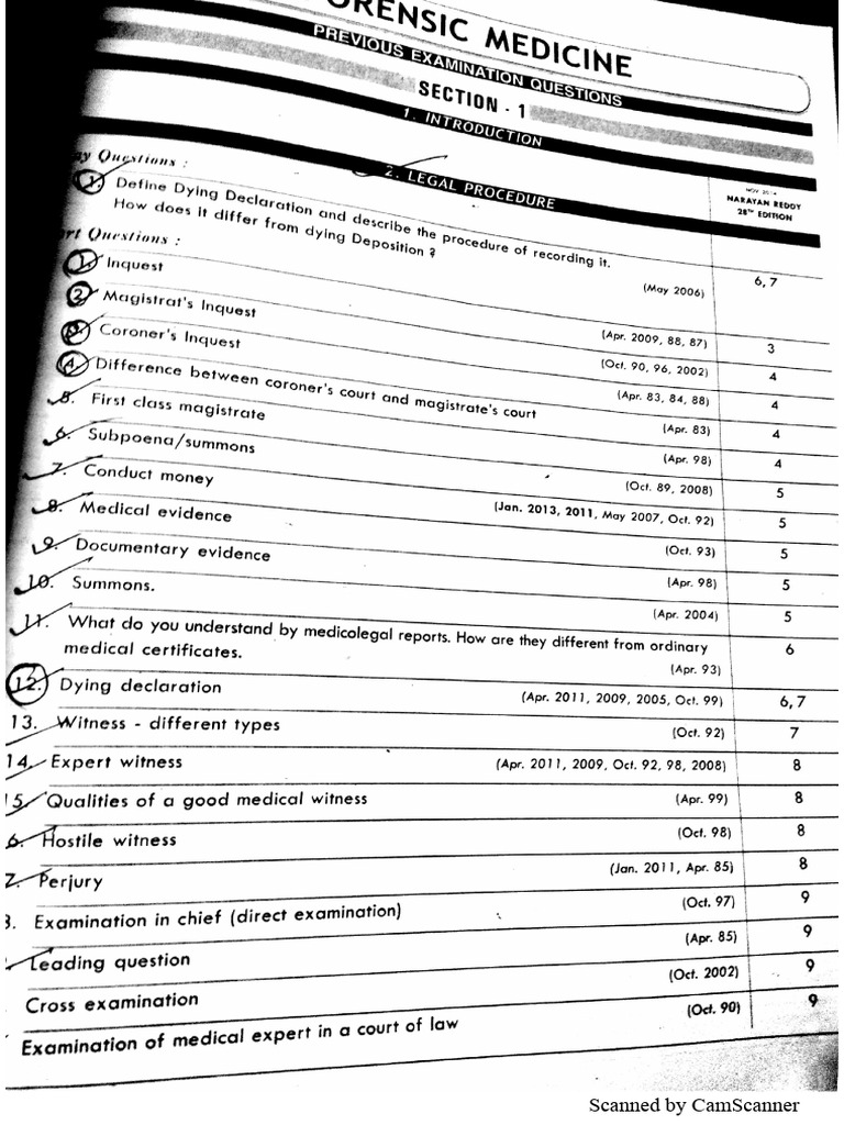 FALCON 2nd Year Forensic | PDF