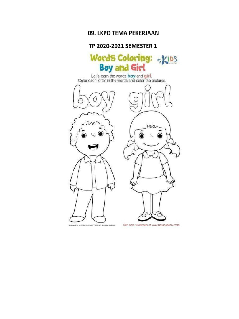 LKPD Tema Diriku TP 2020-2021 Semester 1 | PDF