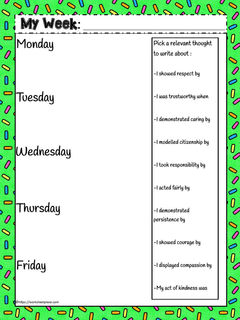 Student Weekly Planner | PDF