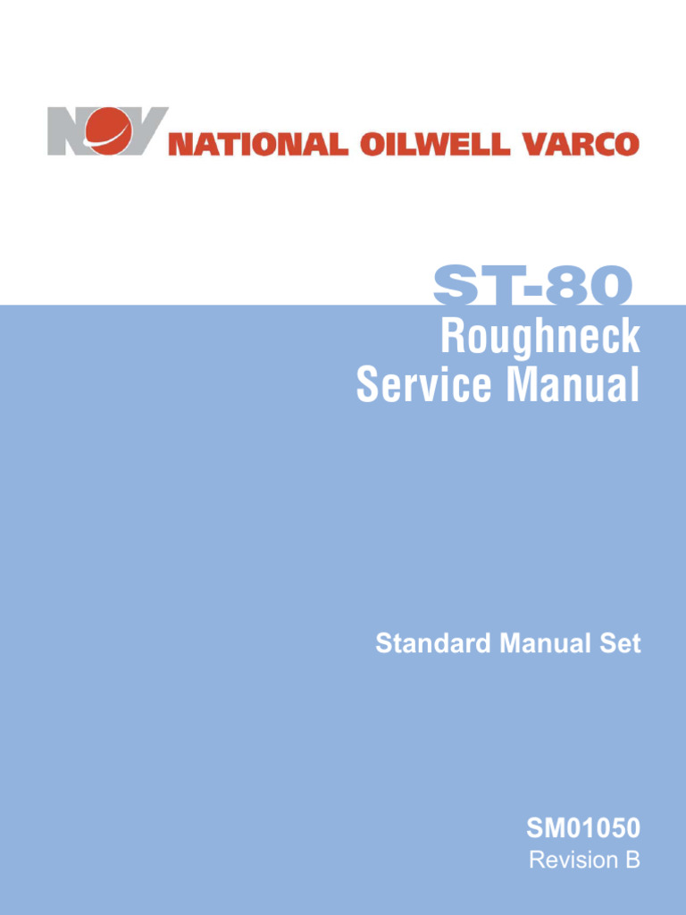 ST-80 Iron Roughneck Service Manual | PDF | Safety | Valve