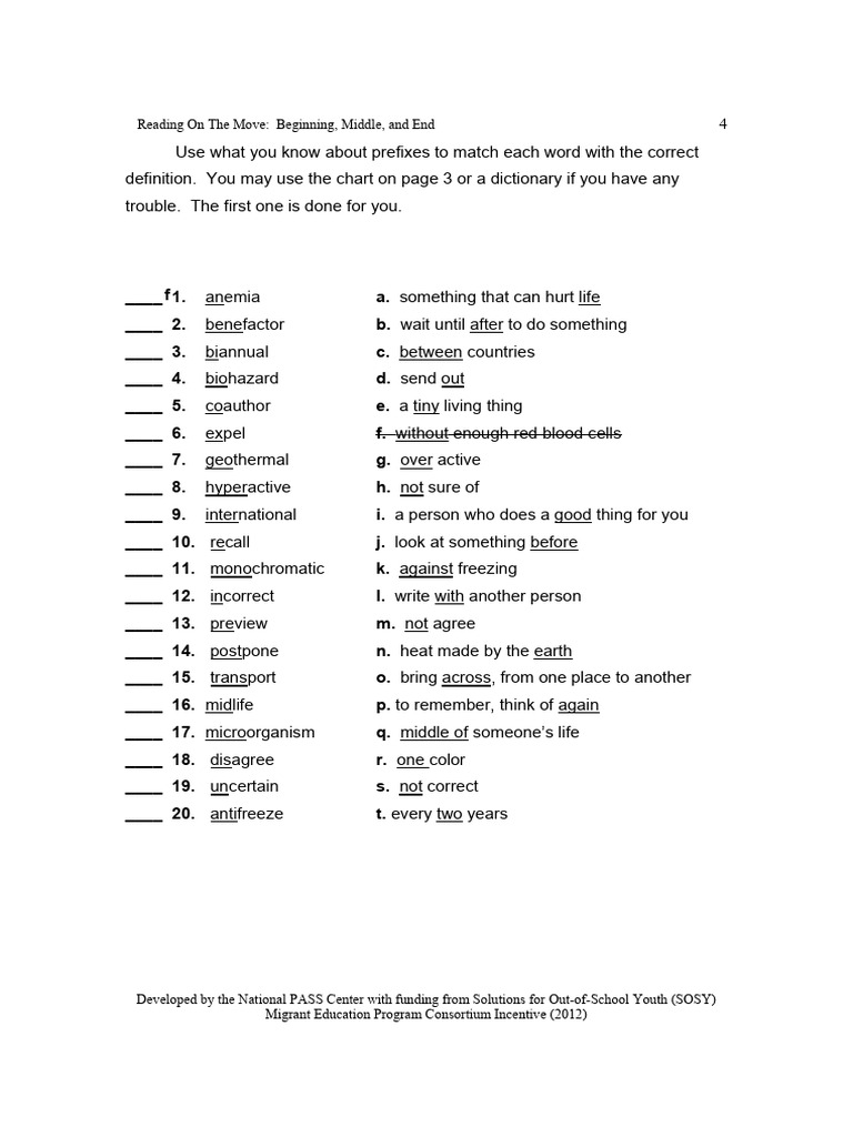 4 Prefix Suffix | PDF