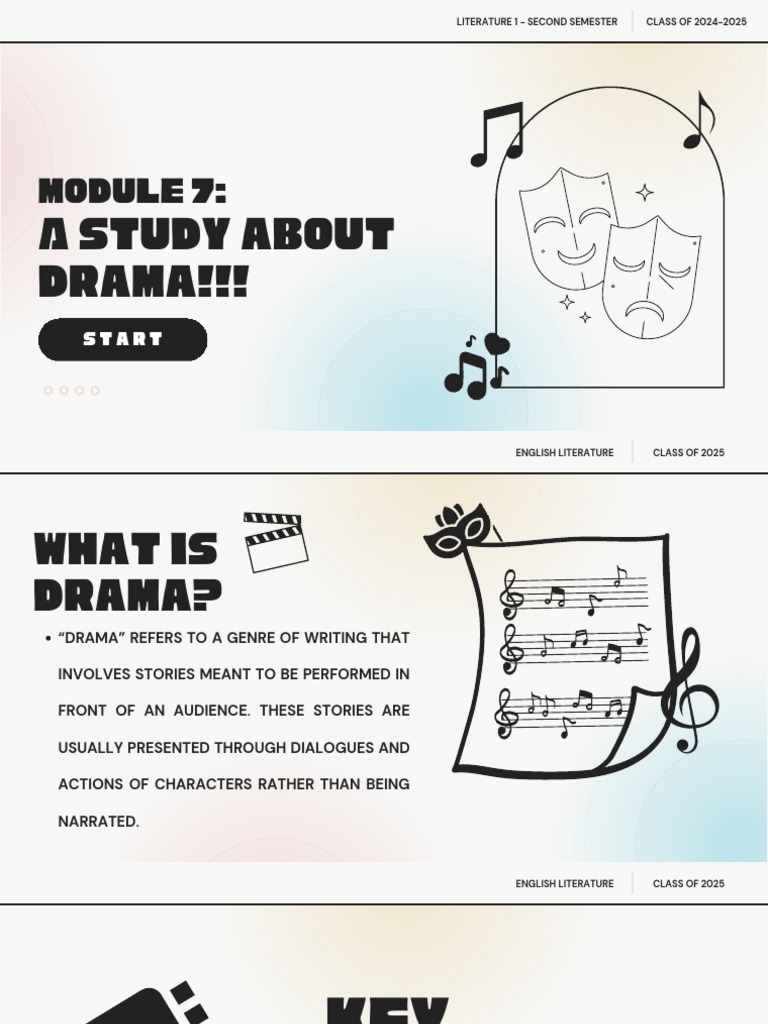 A Thorough Study About Drama: Week 6 | PDF