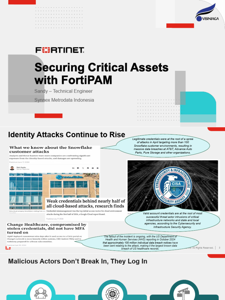 Materi FortiPAM Visiniaga - SMI 10 September 2025 | PDF | Security ...