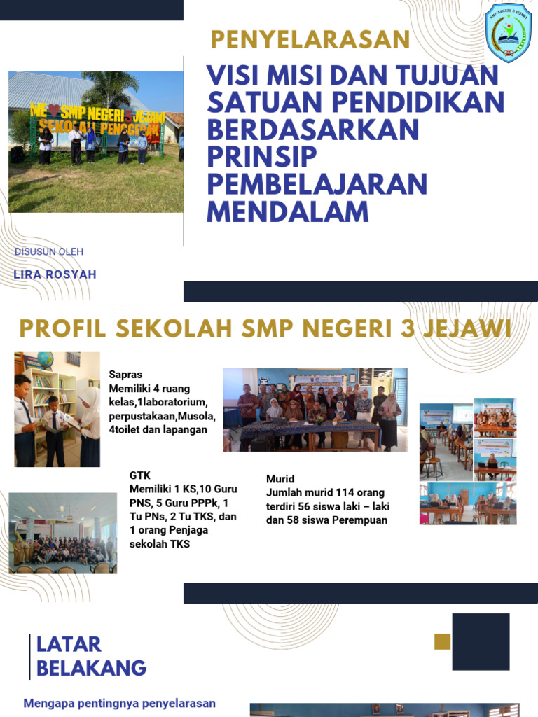OJT 1 Penyelarasan VMT SMPN 3 Jejawi | PDF