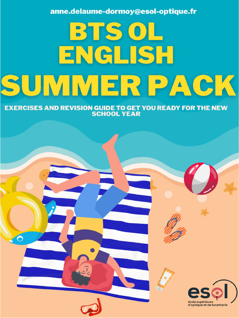 Bts Ol English Summer Pack | PDF | Verb | Subject (Grammar)