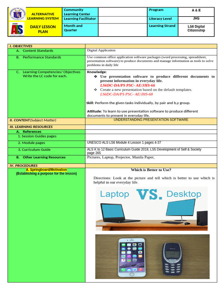 Digital Citizenship Lesson Plan | PDF | Microsoft Power Point | Learning