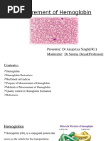 Drabkin's Reagent for Hemoglobin Testing | PDF