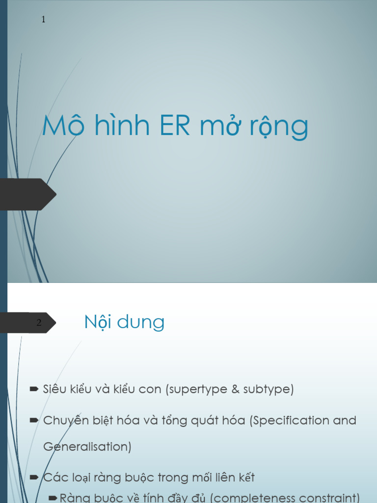 CSDL04 Mo Hinh ER Mo Rong LTN | PDF
