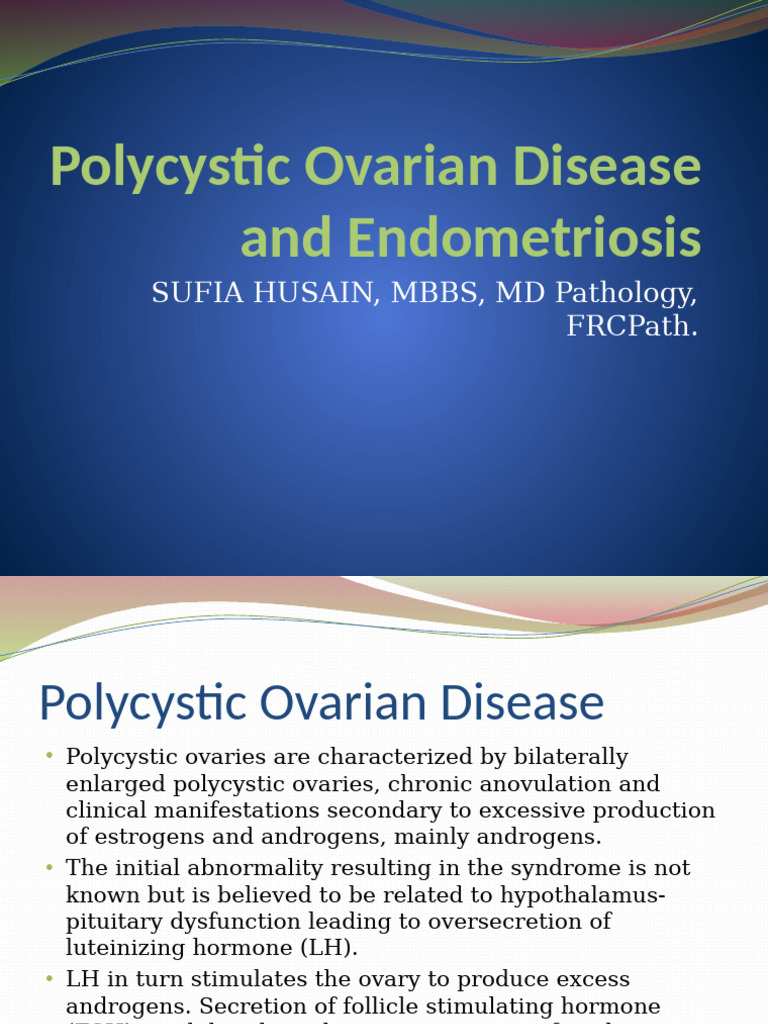 Polycystic Ovarian Disease and Endometriosis | PDF | Polycystic Ovary ...