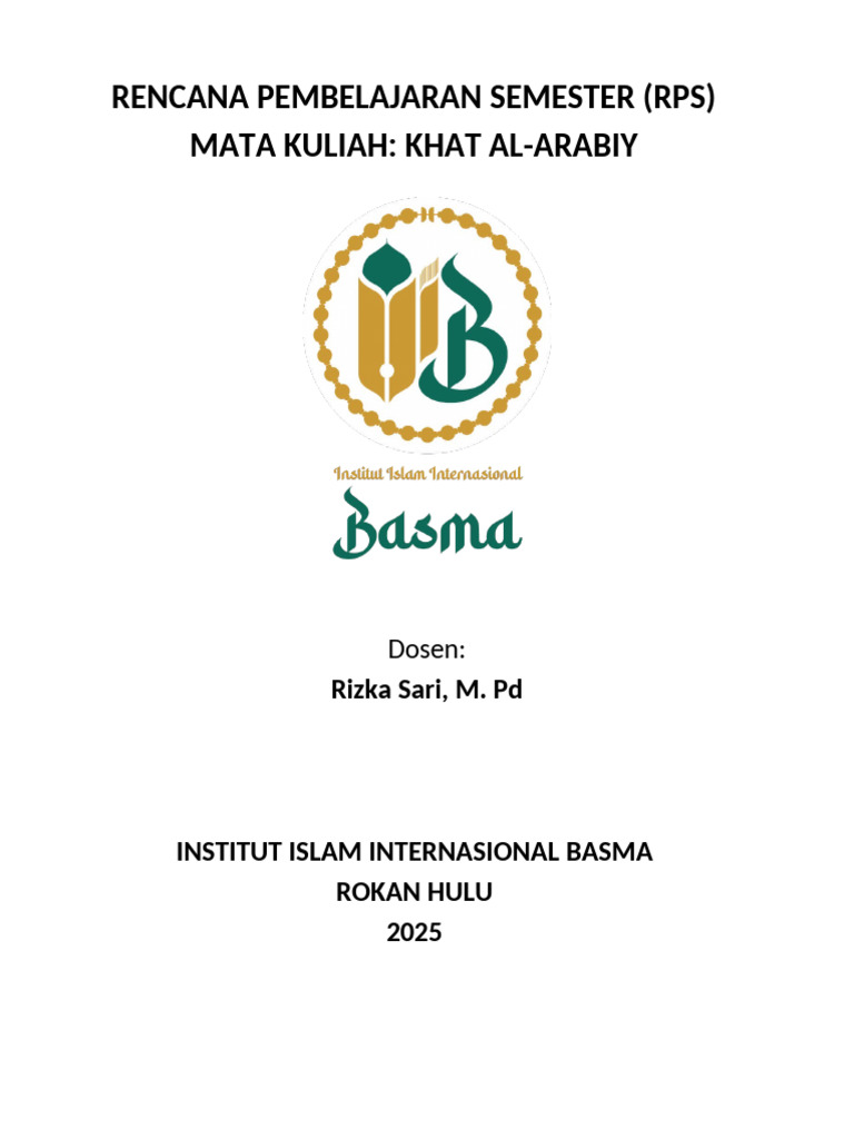 RPS - Khat Al Arabiy | PDF