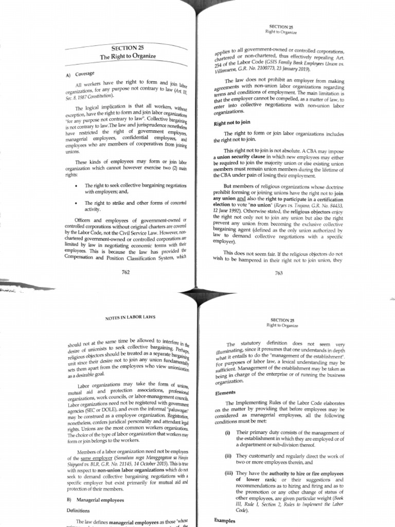 Labor Law Sections 25-26 | PDF