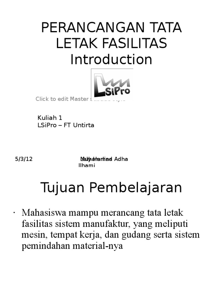 Pertemuan 1 - PTLF | PDF