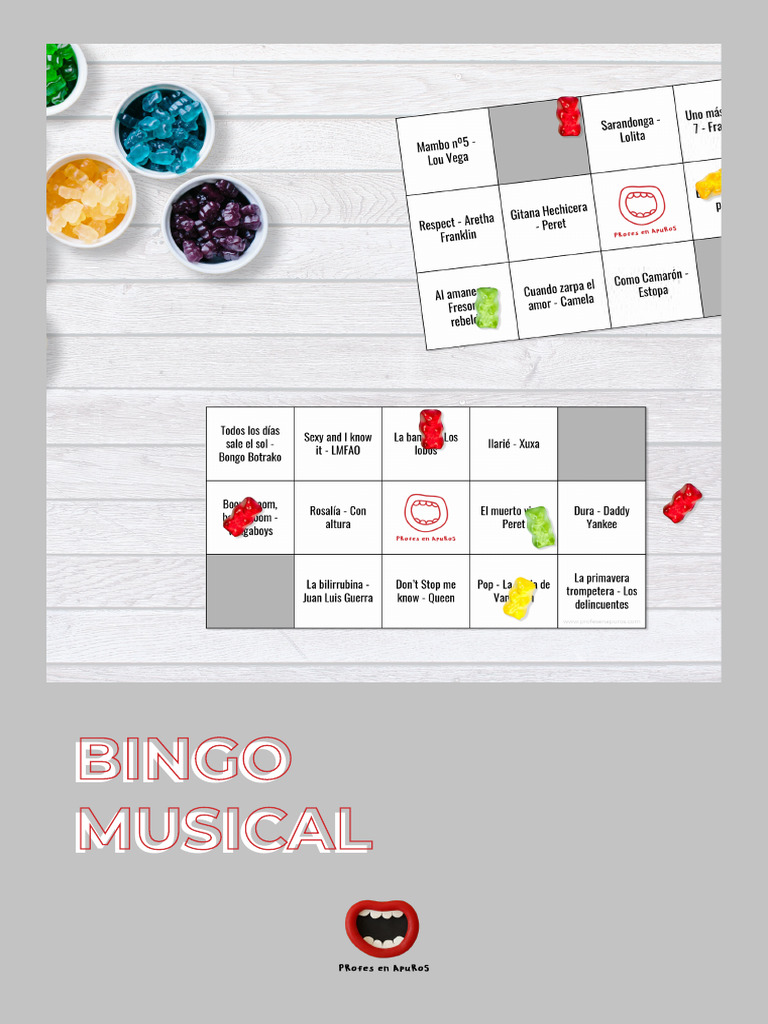 Bingo Musical para Clases | PDF