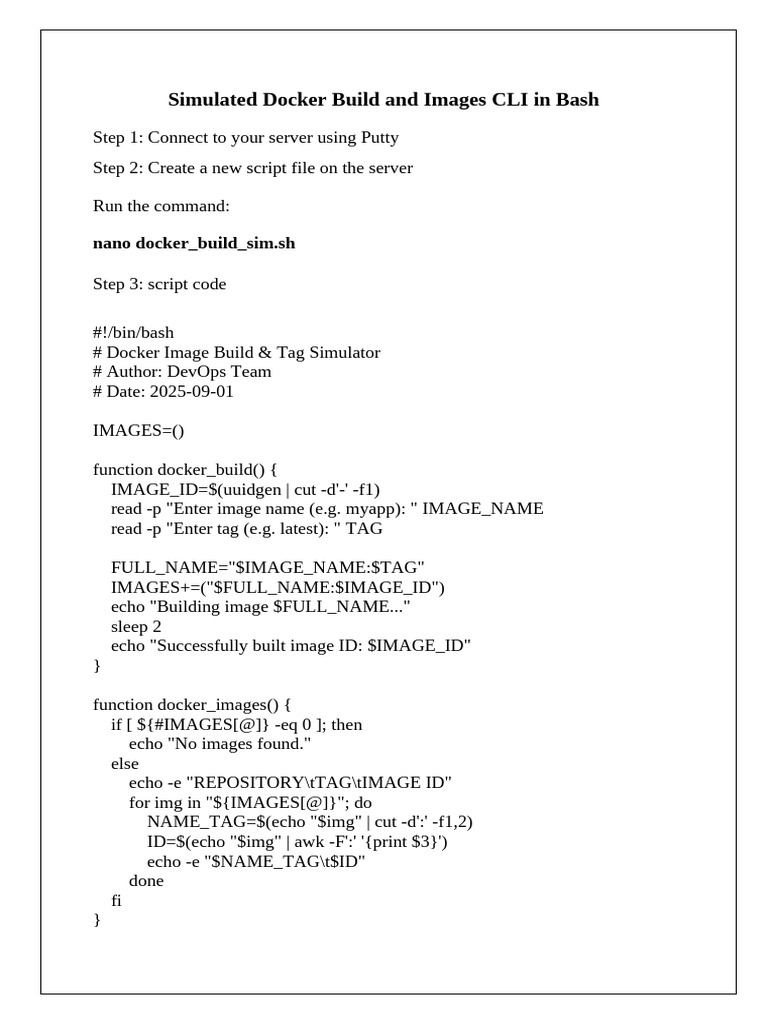 Docker Program | PDF