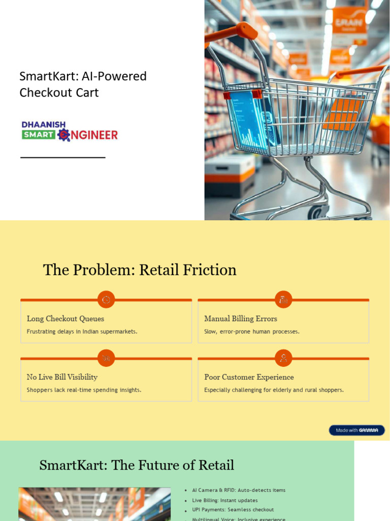 SmartKart: AI Checkout Solution for Retail | PDF | Point Of Sale ...