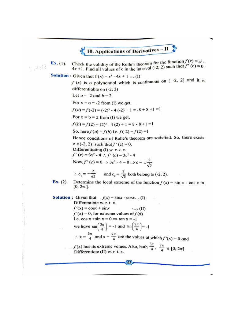 Pract No. 10. Application of Derivative 2 | PDF