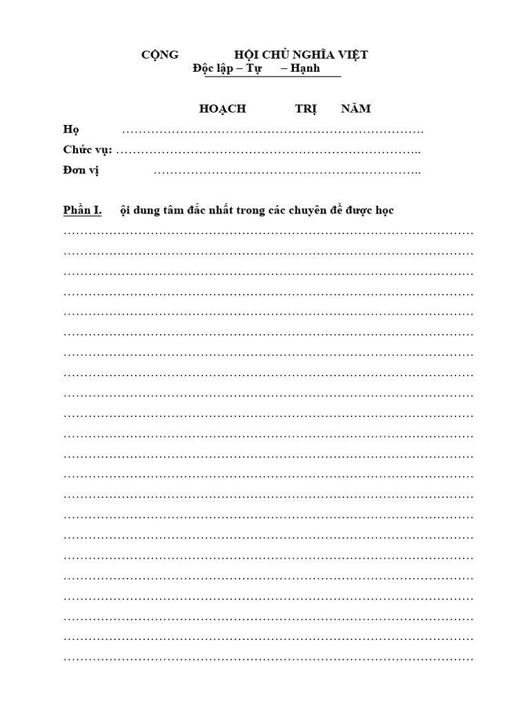 Mau Bai Thu Hoach Chinh Tri He 2025 74cdf | PDF