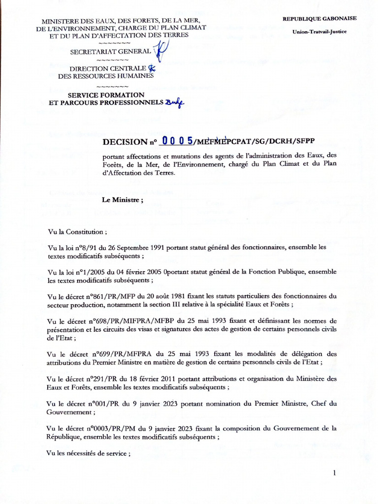 Decision Affectation Mia 2023 | PDF