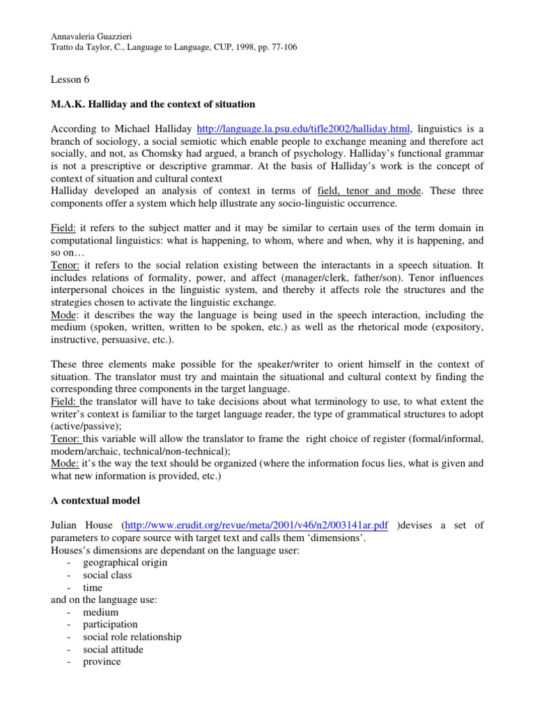 6 MAK Halliday | PDF | Linguistics | Semiotics
