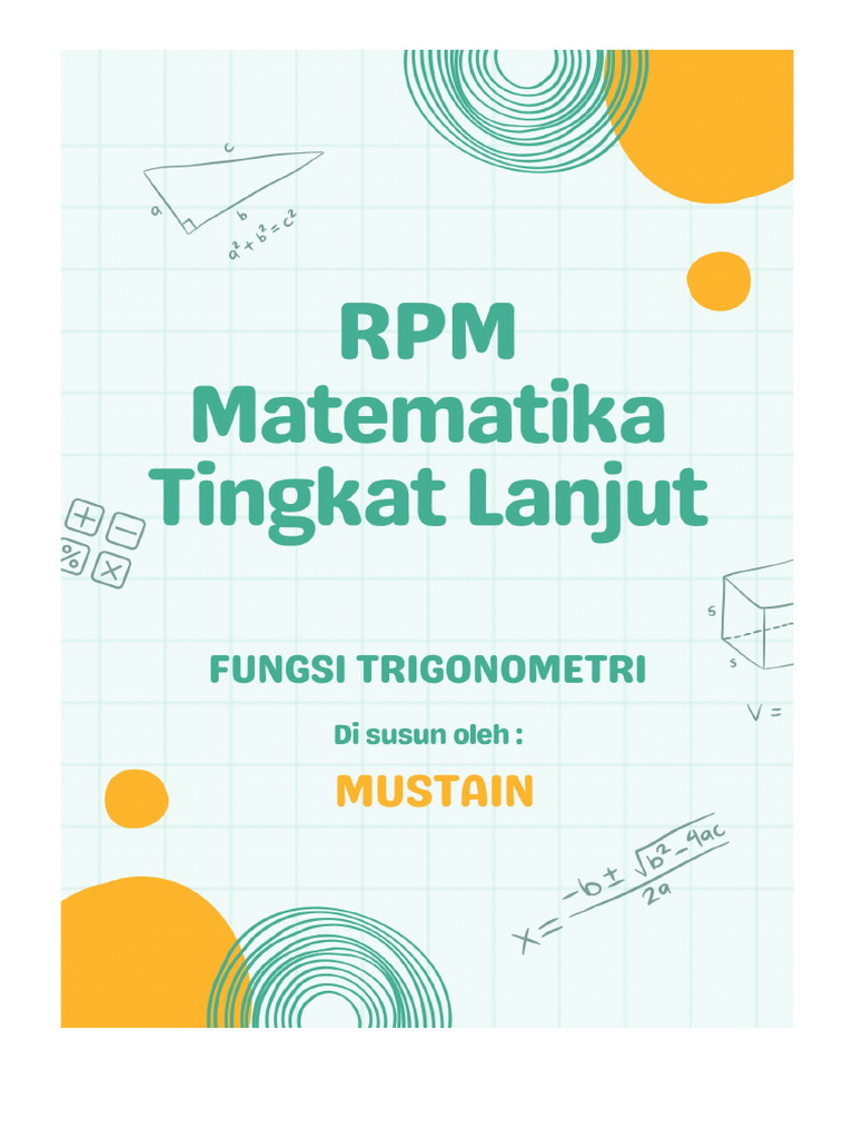Rencana Pembelajaran Trigonometri SMA | PDF