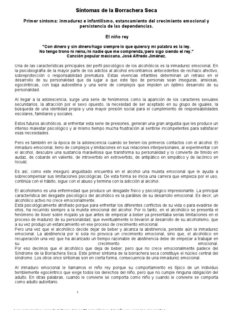 AA Borrachera-Seca | PDF | La dependencia de sustancias | Despachador ...