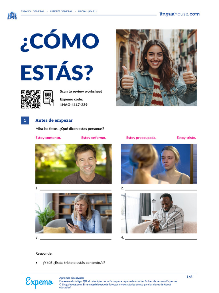 Como Estas Castellano Spanish Teacher A0 A1 | PDF | Verbo | Lingüística