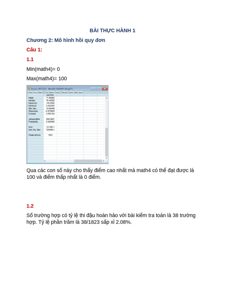 Bài TH C Hành 1 | PDF
