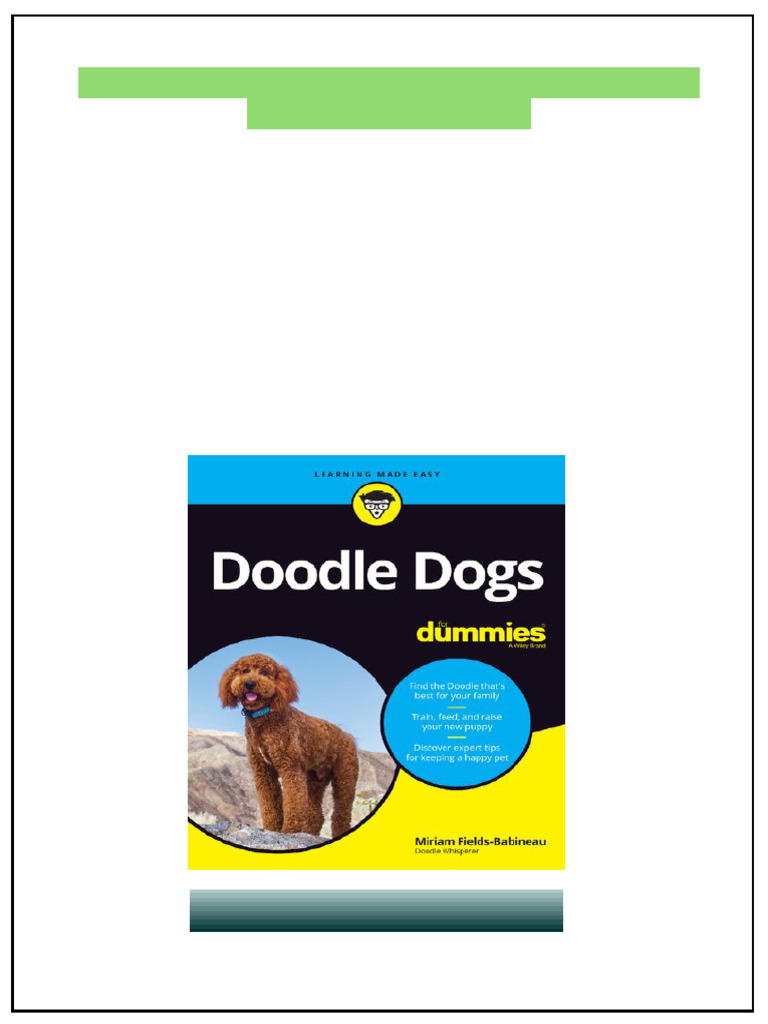 Doodle Dogs For Dummies Miriam Fields-Babineau Download Full Chapters ...