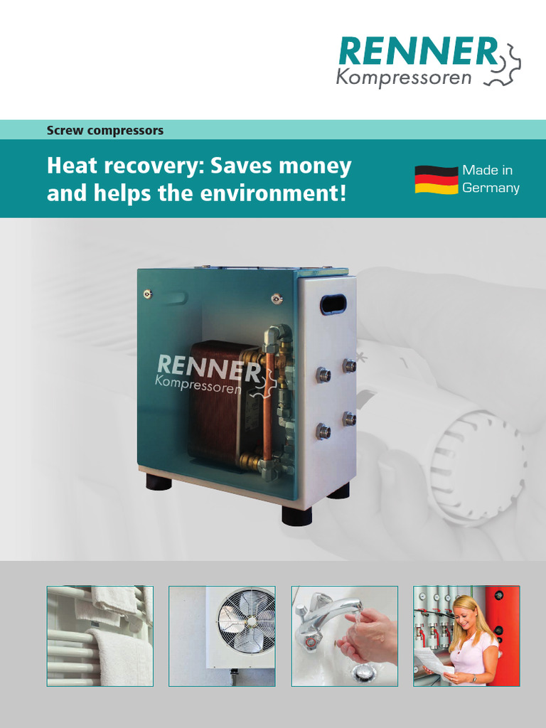 Efficient Heat Recovery for Screw Compressors | PDF | Heat | Heat Exchanger