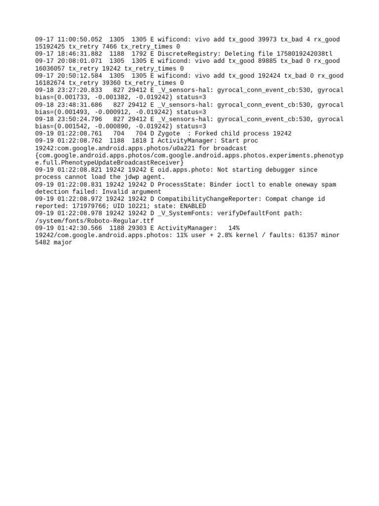 WiFi and Sensor Log Analysis | PDF